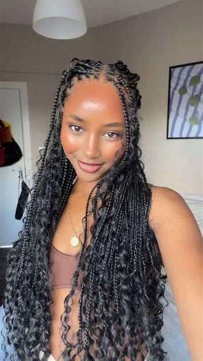 30 Stunning Boho Knotless Braids Hairstyles – JALIZA