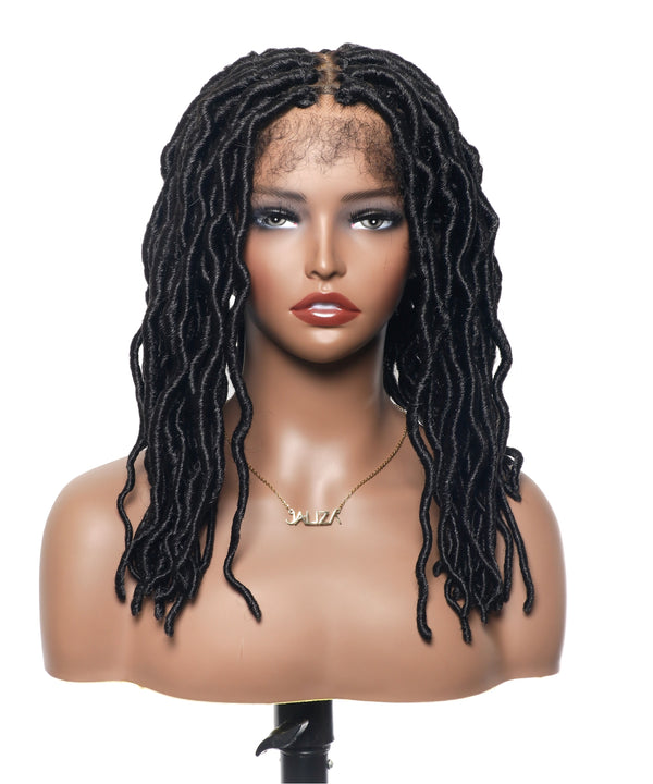 JALIZA Human Hair Braided Wigs - Lightweight Boho Luxury