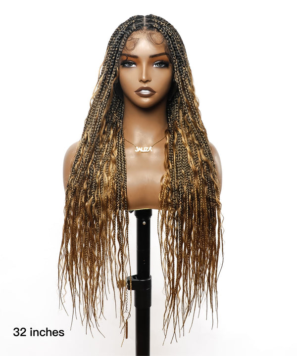 Box Braided Wigs - Knotless Box Braids & Boho Box Braided Wigs | JALIZA