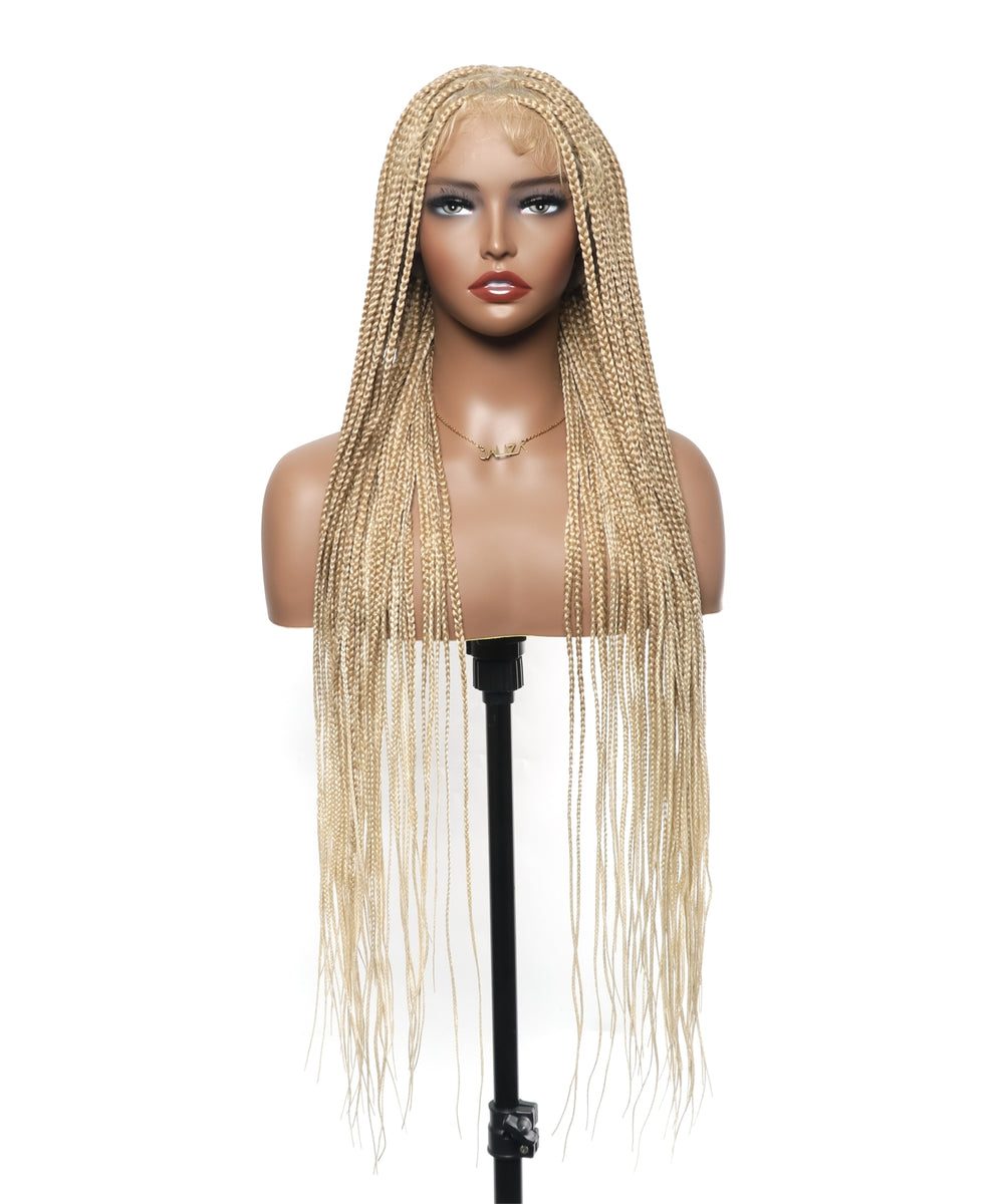 HD Lace Knotless Box Braided Wig Color #613 | JALIZA