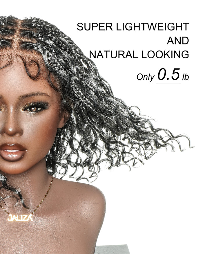 Gloria 12" Bob - JALIZA Slip-On™ Glueless Pre Everything Boho Braided Wig