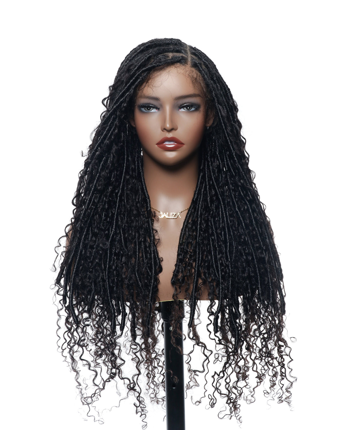 Salon-Level Soft Locs 30” HD Full Lace 100 Strands Braided Wig ｜JALIZA