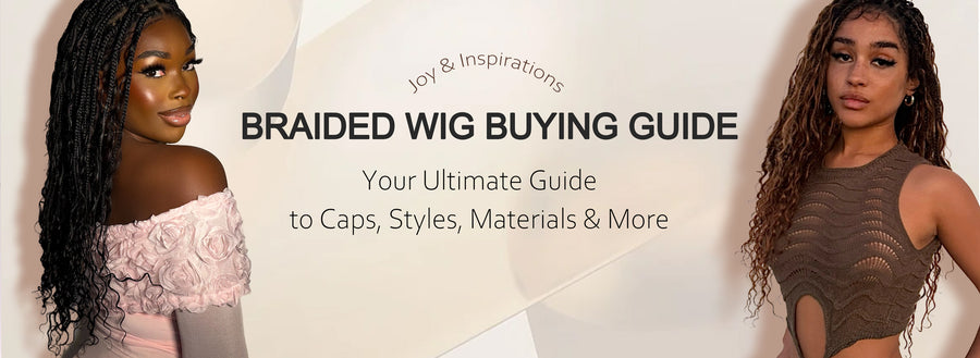 Human Hair Braided Wigs - Lightweight Boho Braids | JALIZA